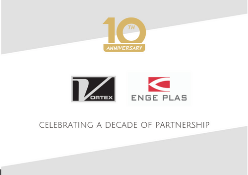 Enge Plas Celebrating A Decade with Vortex Global | Enge Plas Automation